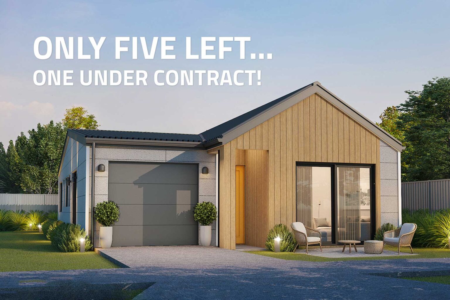 Final Five Single-Storey Standalone Homes in Development